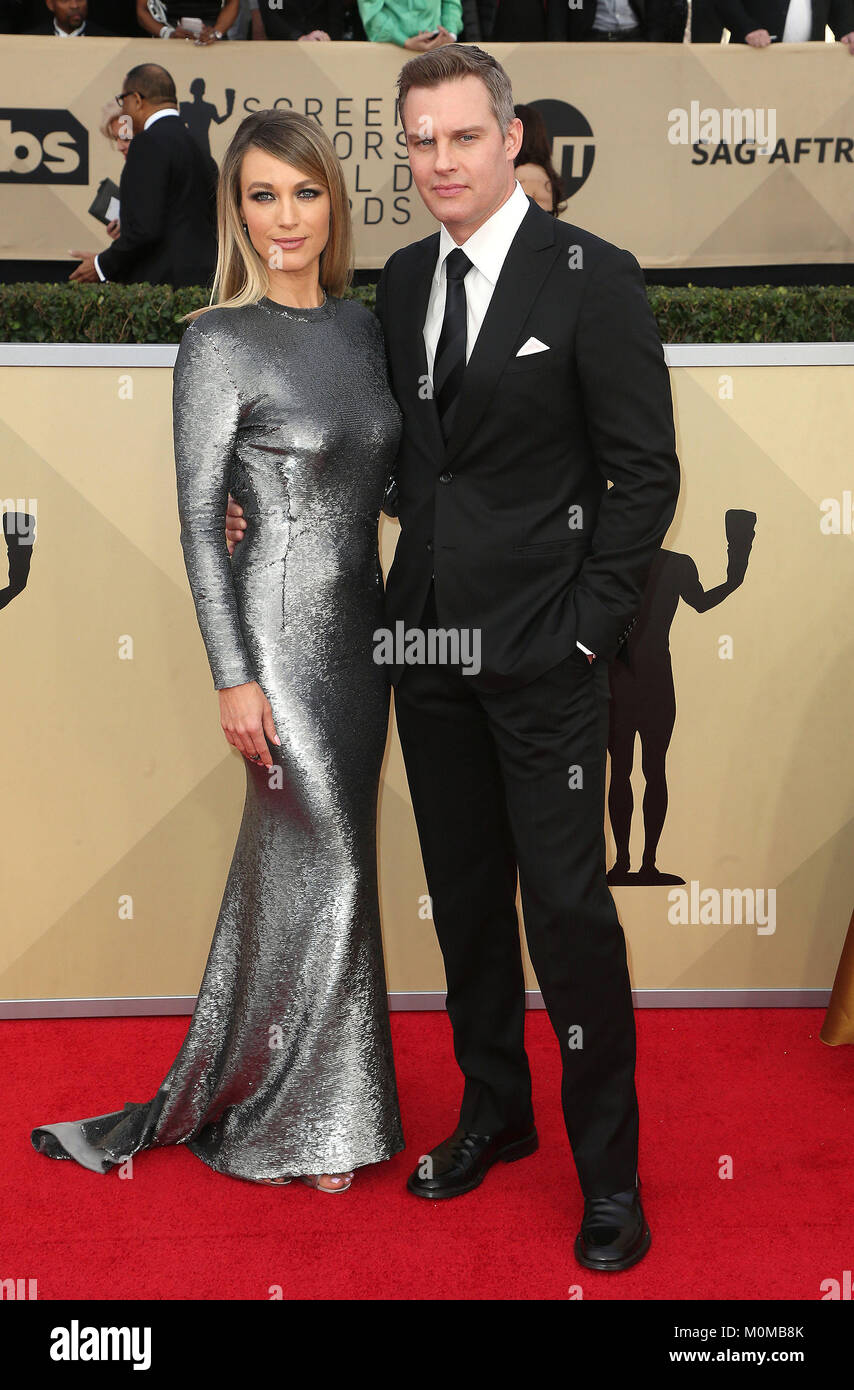 21 January 2018 - Los Angeles, California - Natalie Zea, Travis Schuldt ...