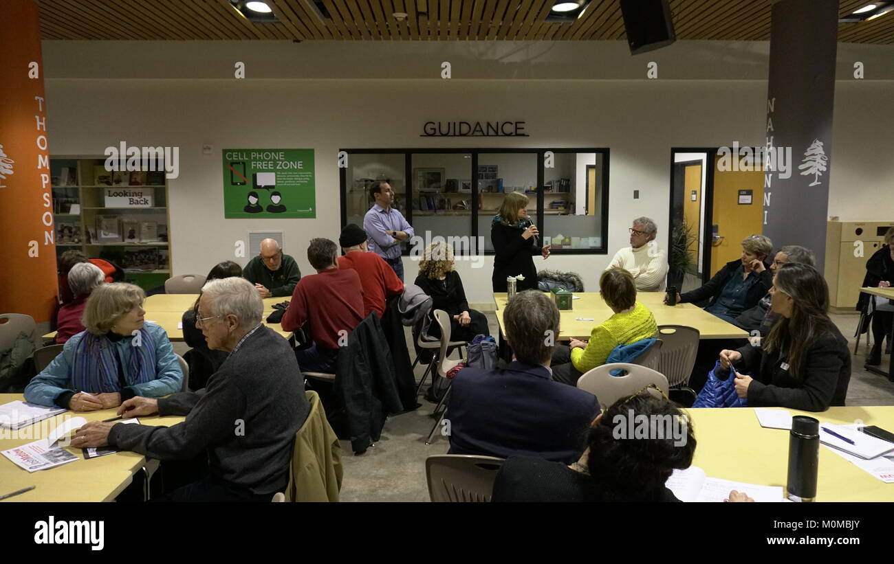 Toronto, Canada. 22nd Jan, 2018. City Councillor Josh Matlow looking on ...