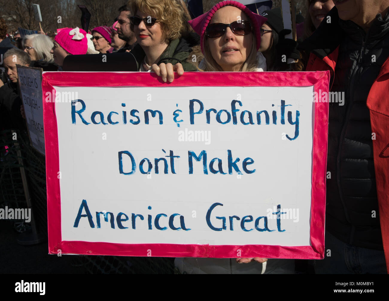 Washington, United States Of America. 20th Jan, 2018. "Racism and ...