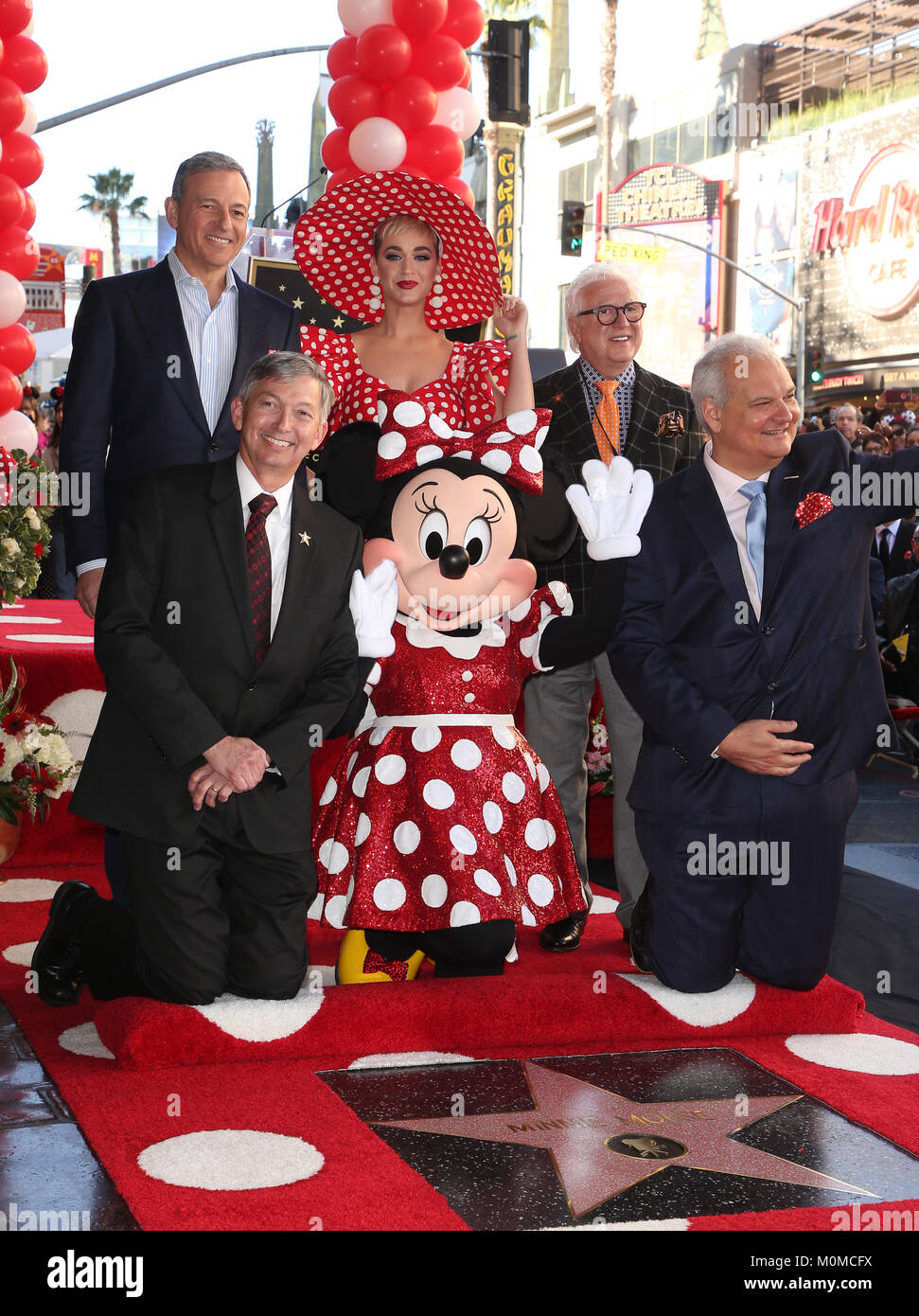 Hollywood, Ca. 22nd Jan, 2018. Leron Gubler, Jeff Zarrinnam, Katy Perry ...