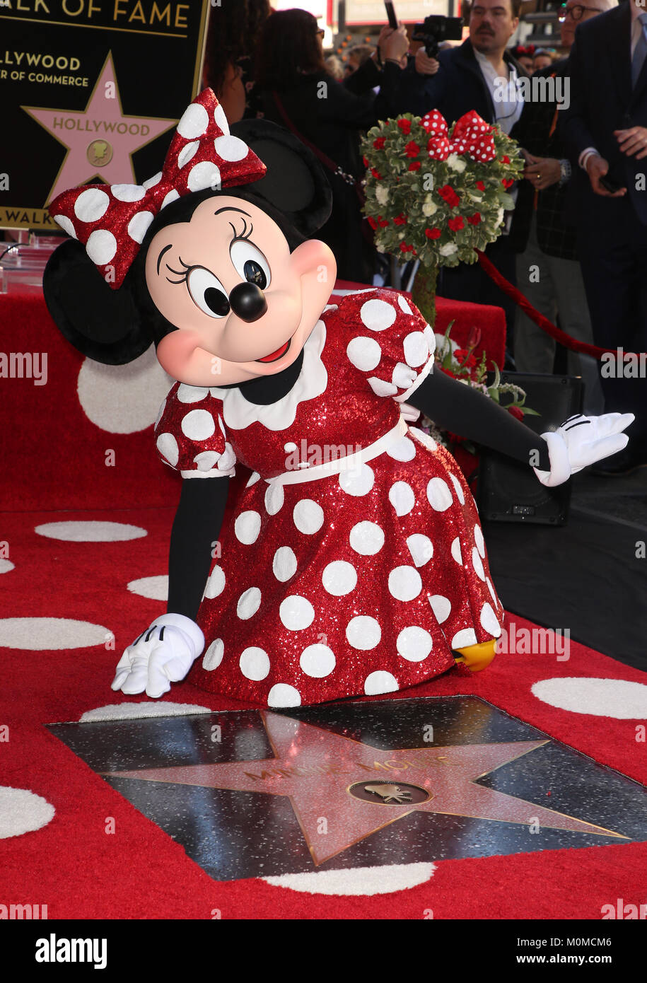 Hollywood, Ca. 22nd Jan, 2018. Minnie Mouse, At Minnie Mouse Hollywood ...