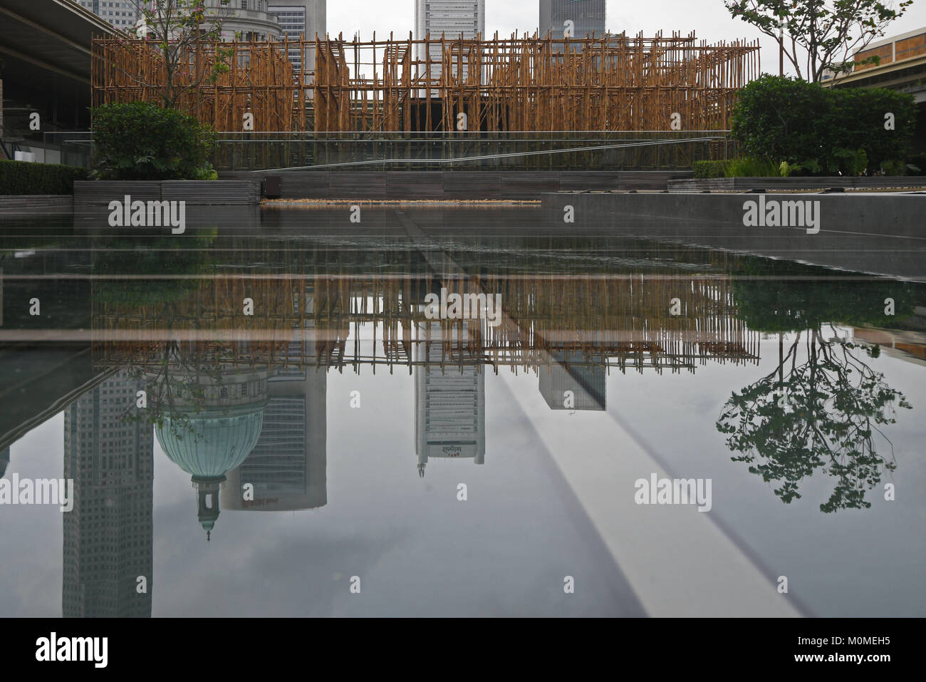 National gallery singapore bamboo maze hi-res stock photography and ...