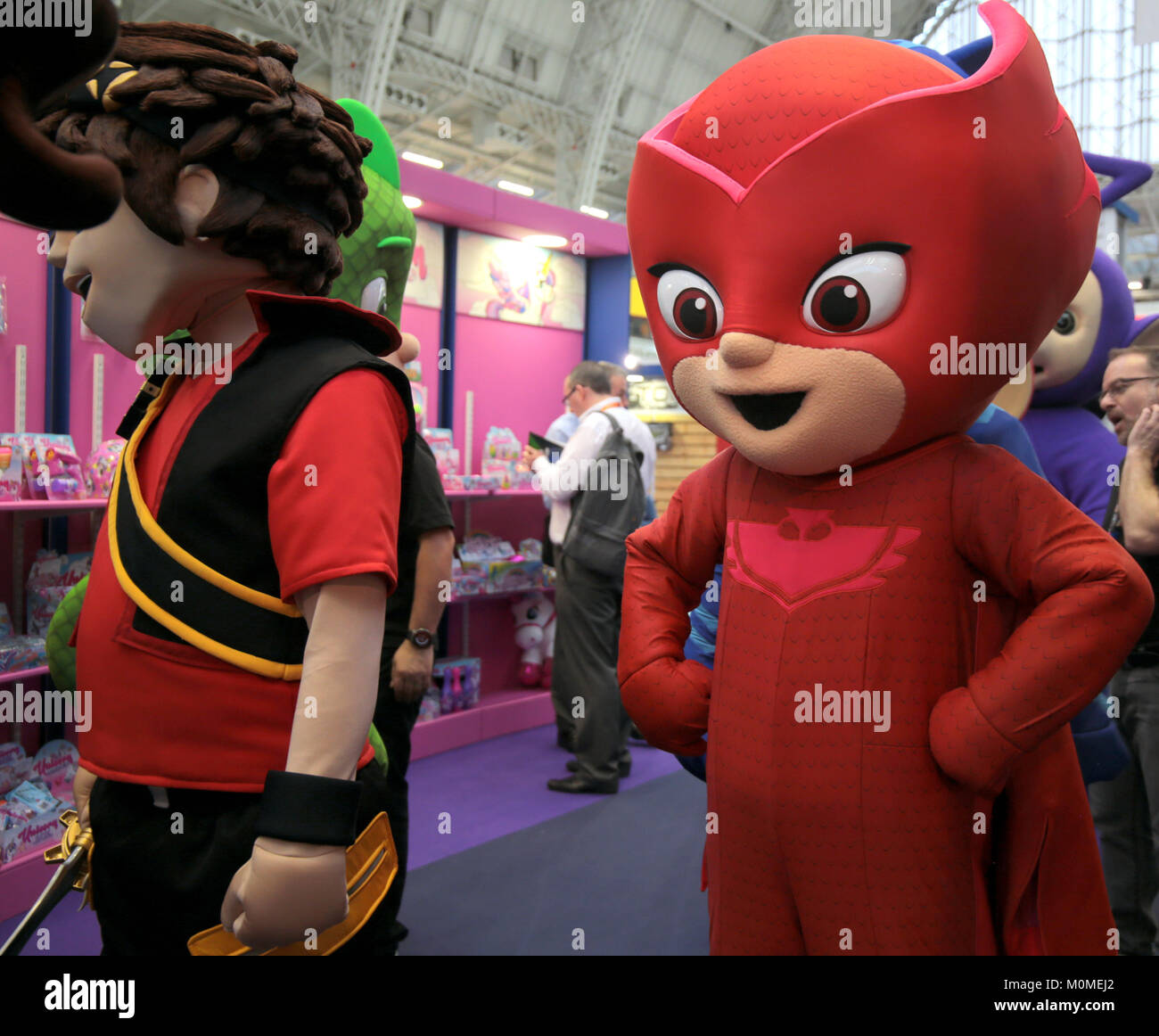 London, UK. 23rd Jan, 2018. The eagerly awaited Toy Fair costume ...