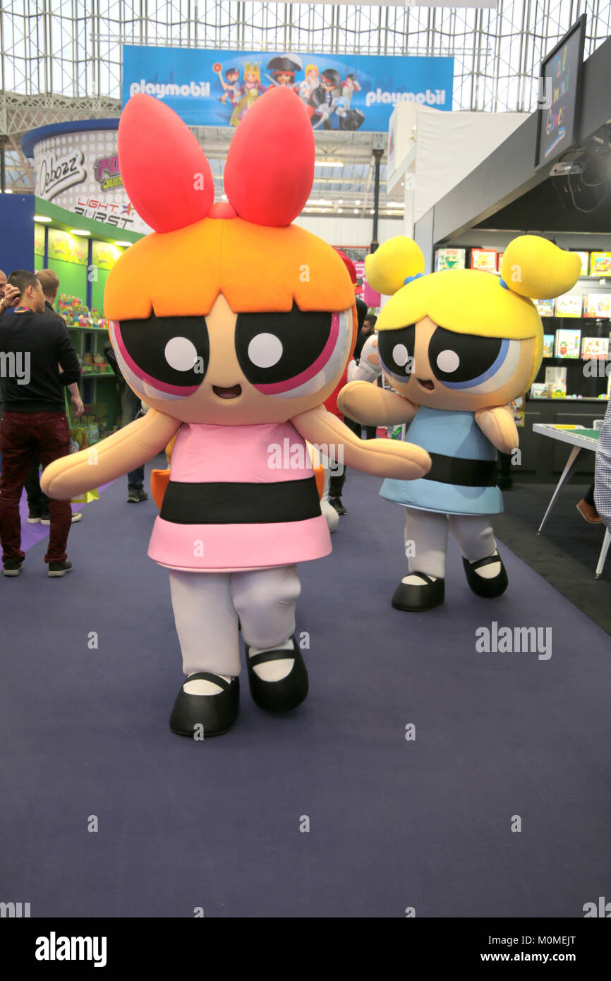 London, UK. 23rd Jan, 2018. The eagerly awaited Toy Fair costume ...