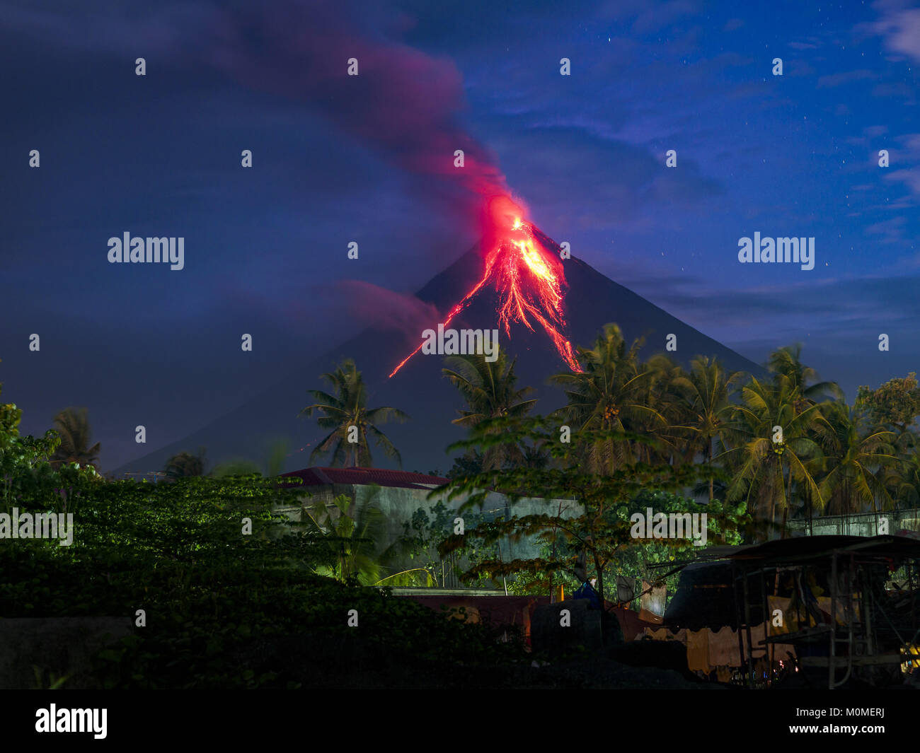 Legazpi, Albay, Philippines. 23rd Jan, 2018. As seen from Legazpi ...