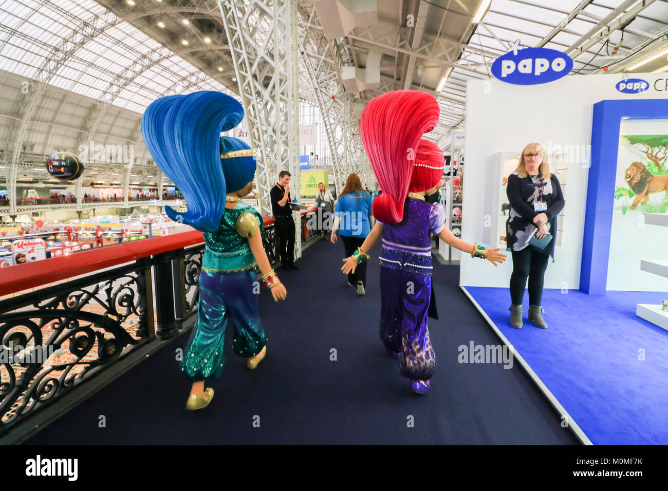 London, UK. 23rd Jan, 2018. Toy Characters parade at at the 65th annual ...