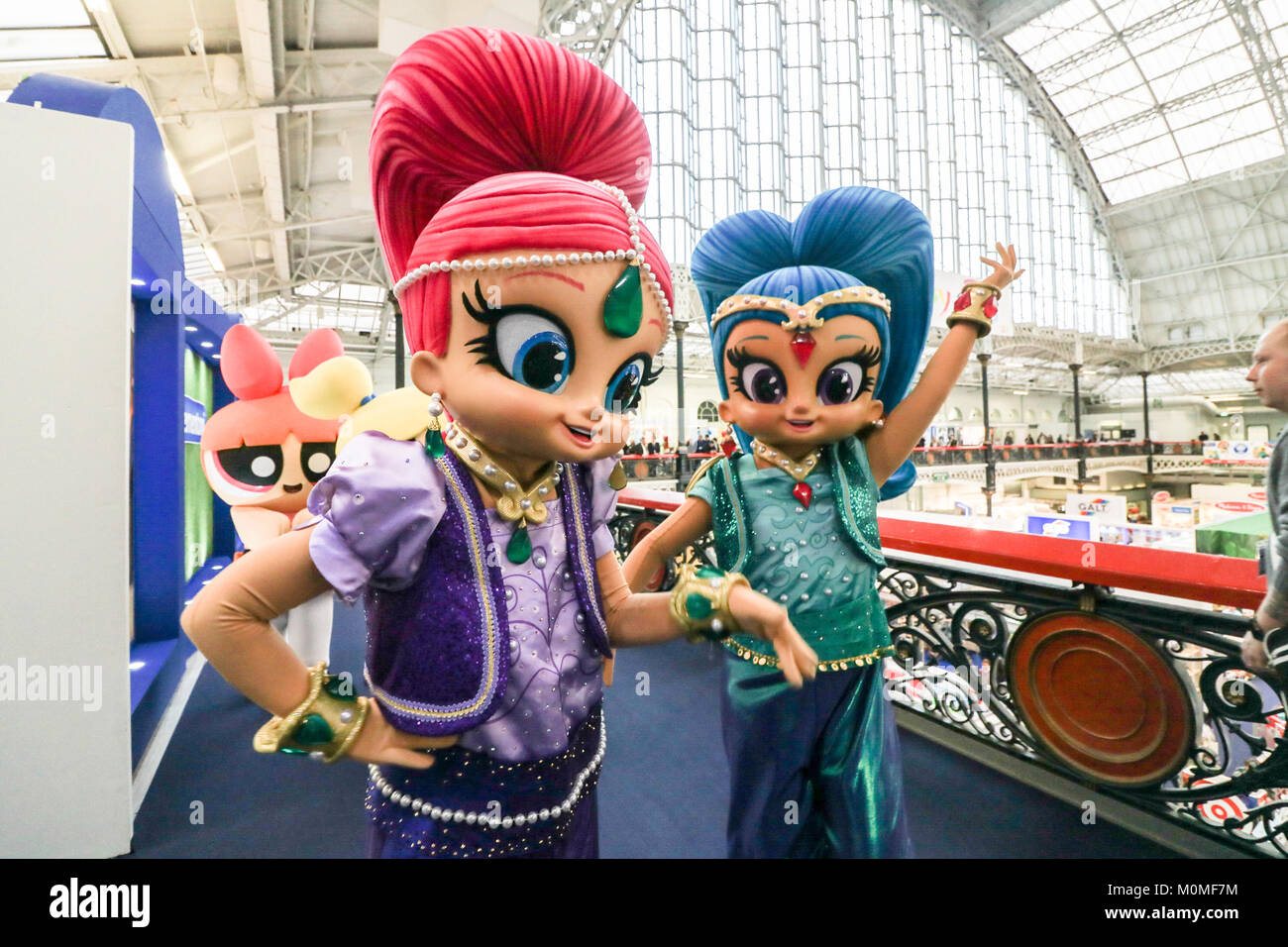 London, UK. 23rd Jan, 2018. Toy Characters parade at at the 65th annual ...