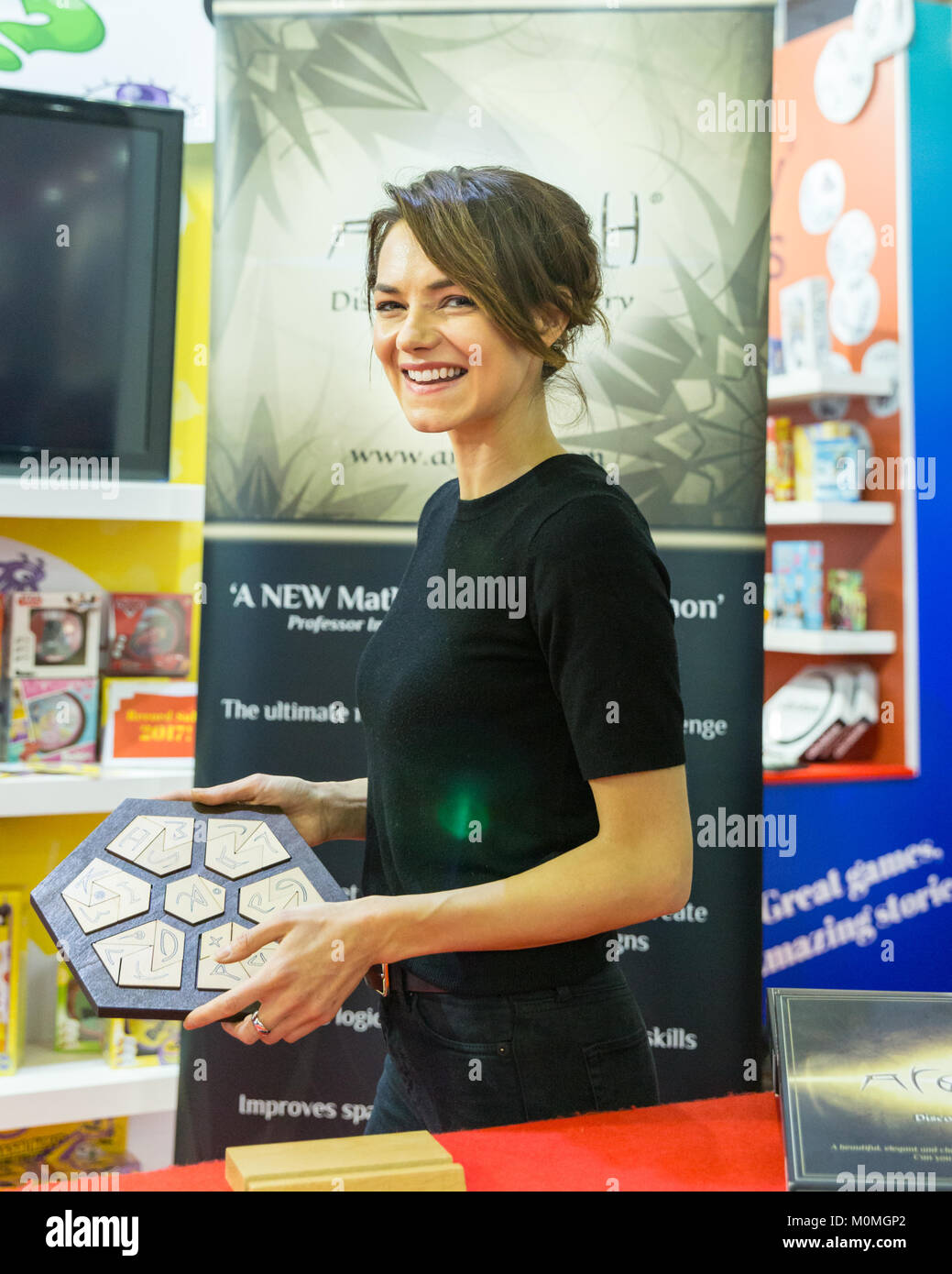 Kensington Olympia, London, UK, 23th January 2018. Eastenders' Kara ...