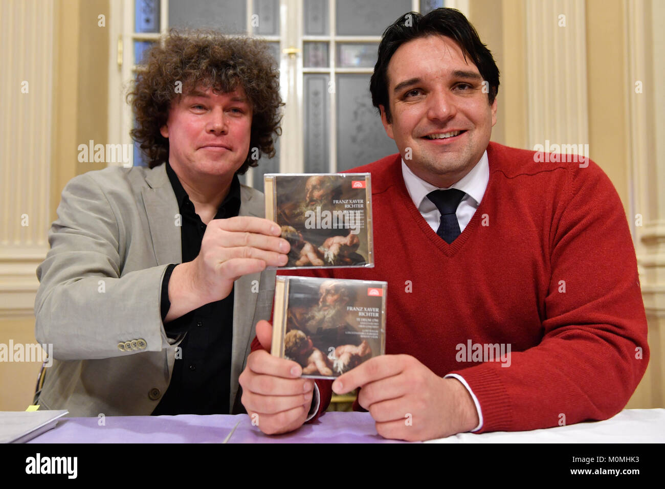 Prague, Czech Republic. 23rd Jan, 2018. Czech bass-baritone Adam ...