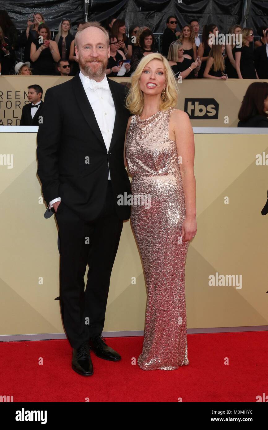 Los Angeles, CA, USA. 21st Jan, 2018. Matt Walsh, Morgan Walsh at ...