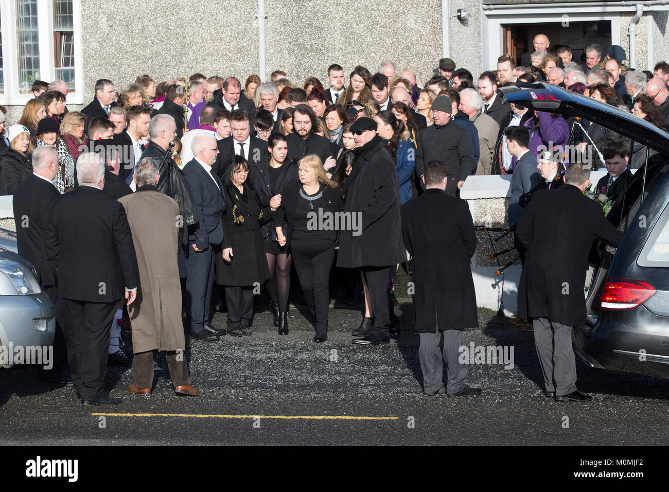 Limerick, Ireland. 23rd Jan, 2018. Lead singer of The Cranberries ...