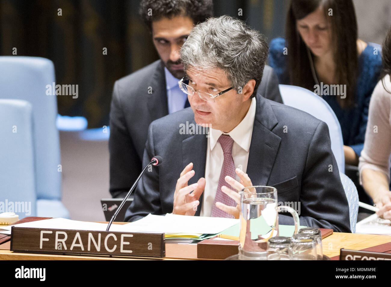 New York, NY, USA. 23rd Jan, 2018. FRANCOIS DELATTRE, Permanent ...