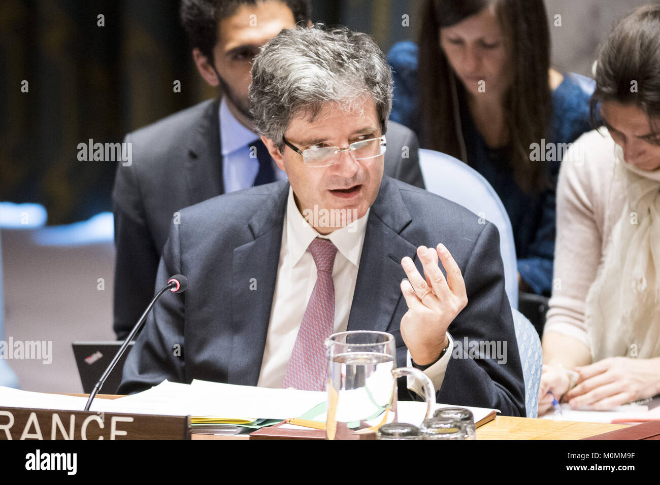 New York, NY, USA. 23rd Jan, 2018. FRANCOIS DELATTRE, Permanent ...