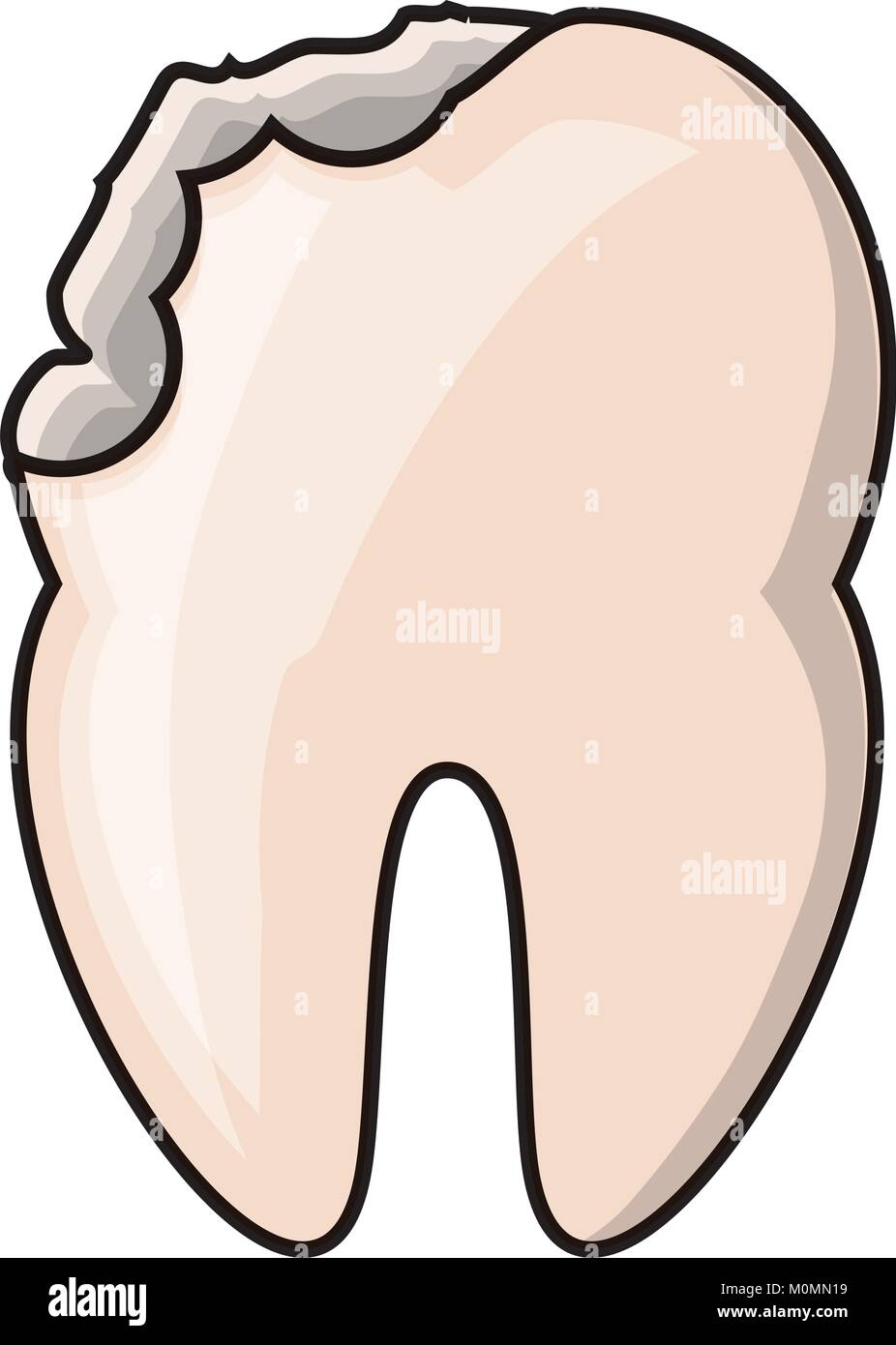 broken tooth icon Stock Vector Image & Art - Alamy