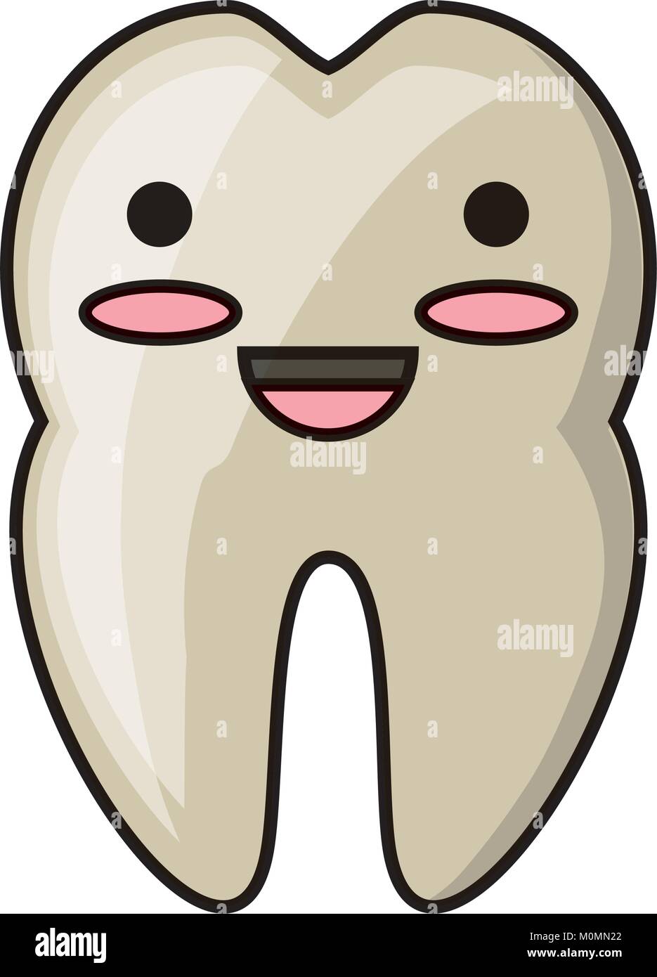 kawaii tooth icon image Stock Vector Image & Art - Alamy