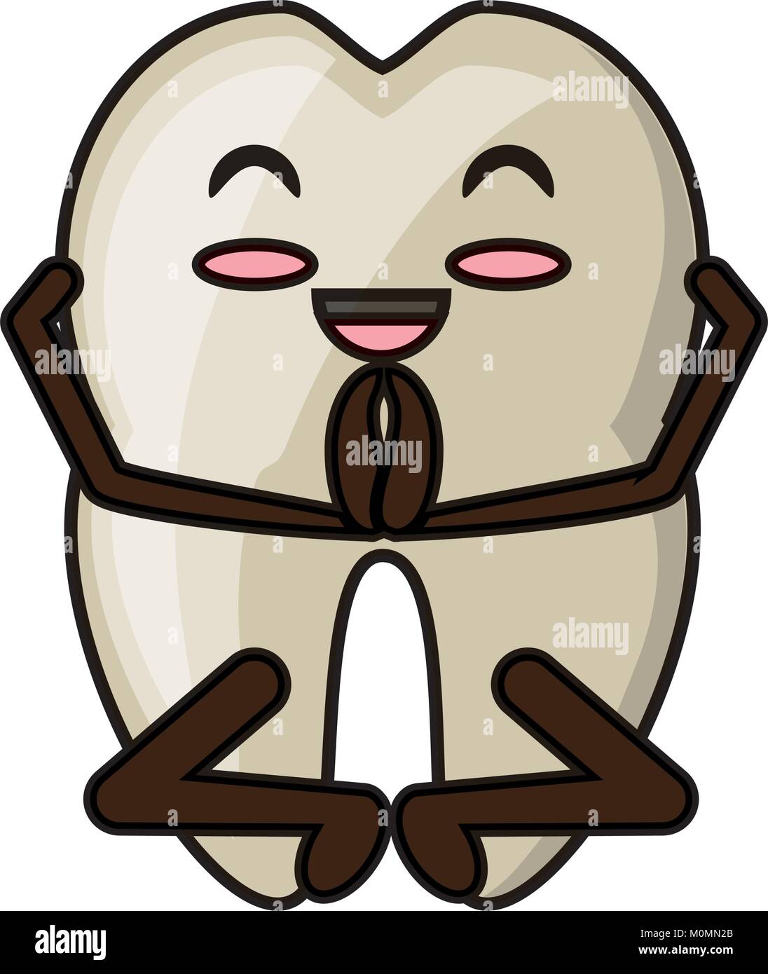 kawaii tooth icon image Stock Vector Image & Art - Alamy