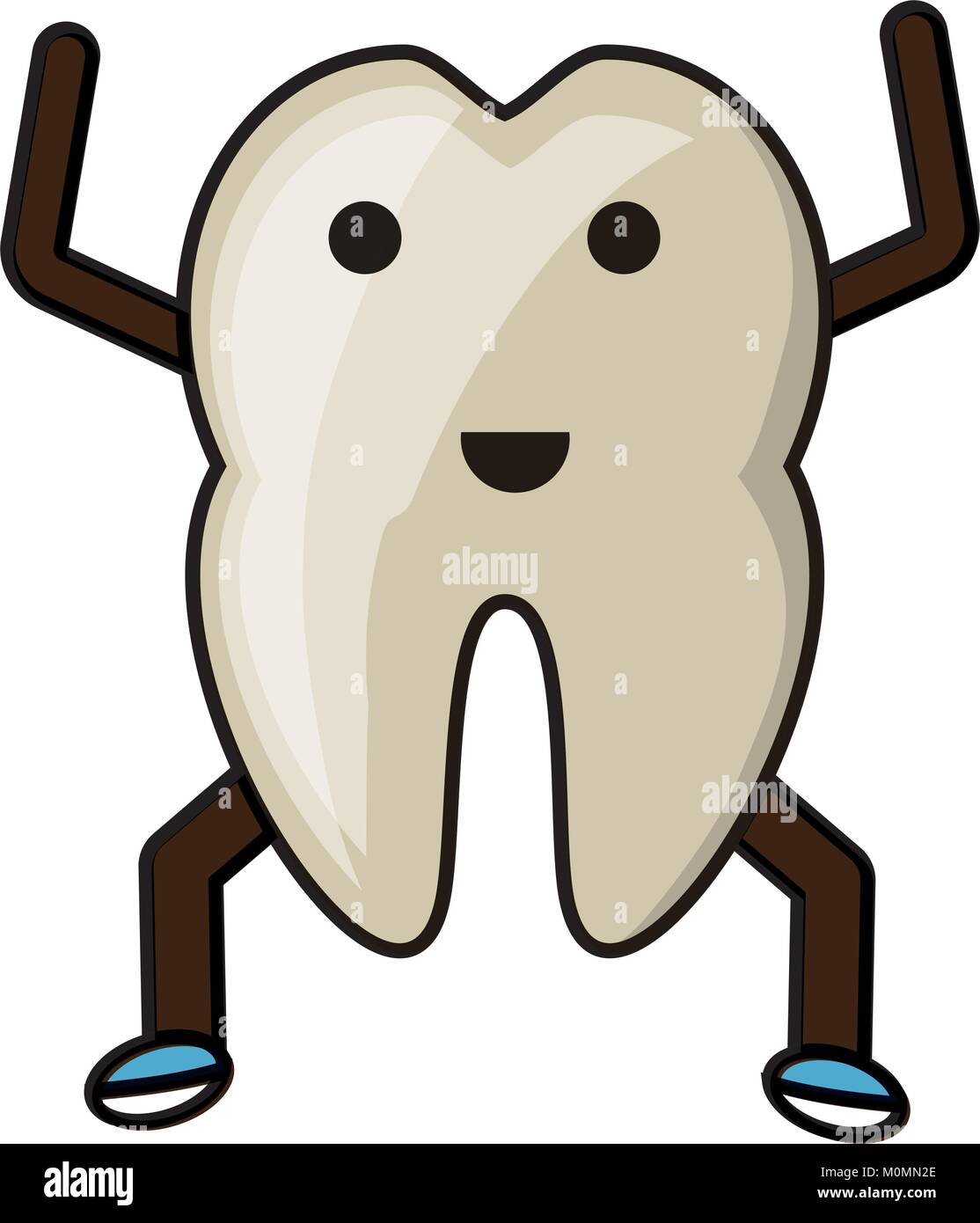 kawaii tooth icon image Stock Vector Image & Art - Alamy