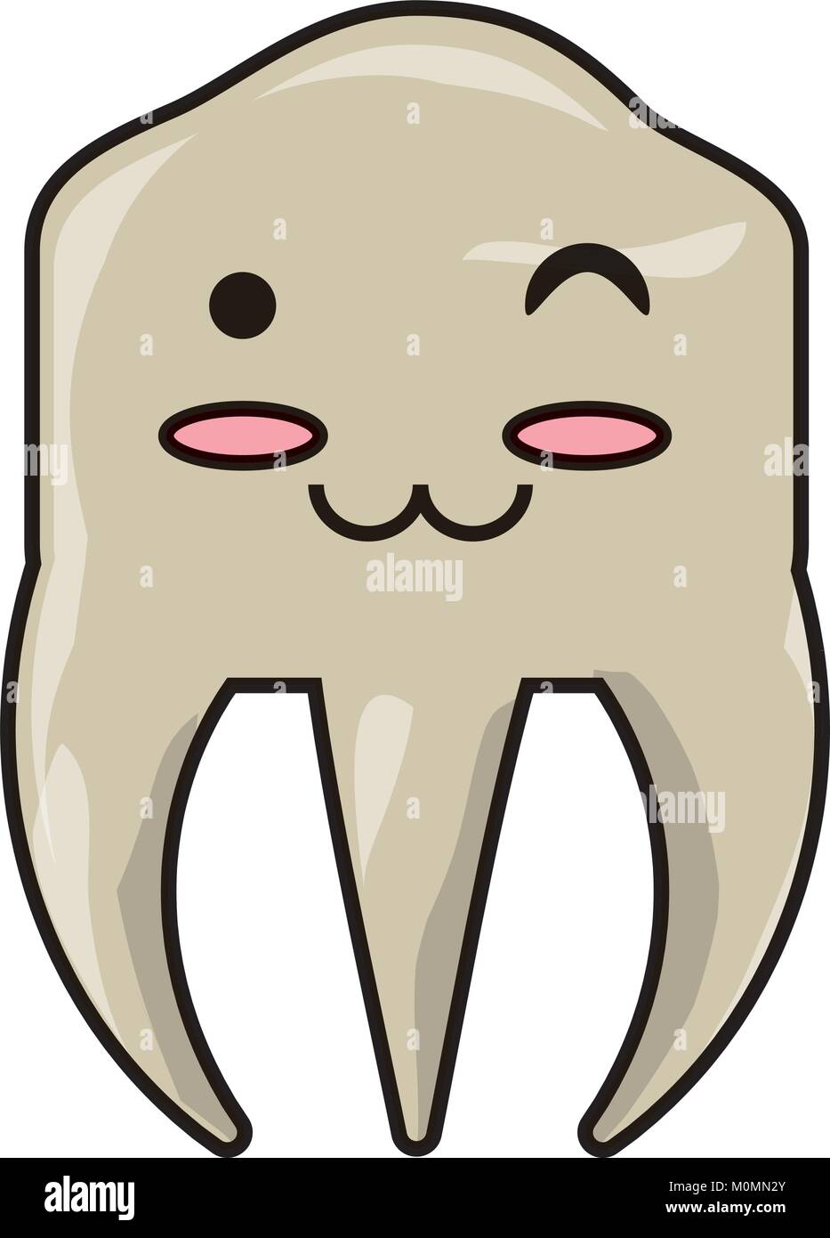 kawaii tooth icon image Stock Vector Image & Art - Alamy