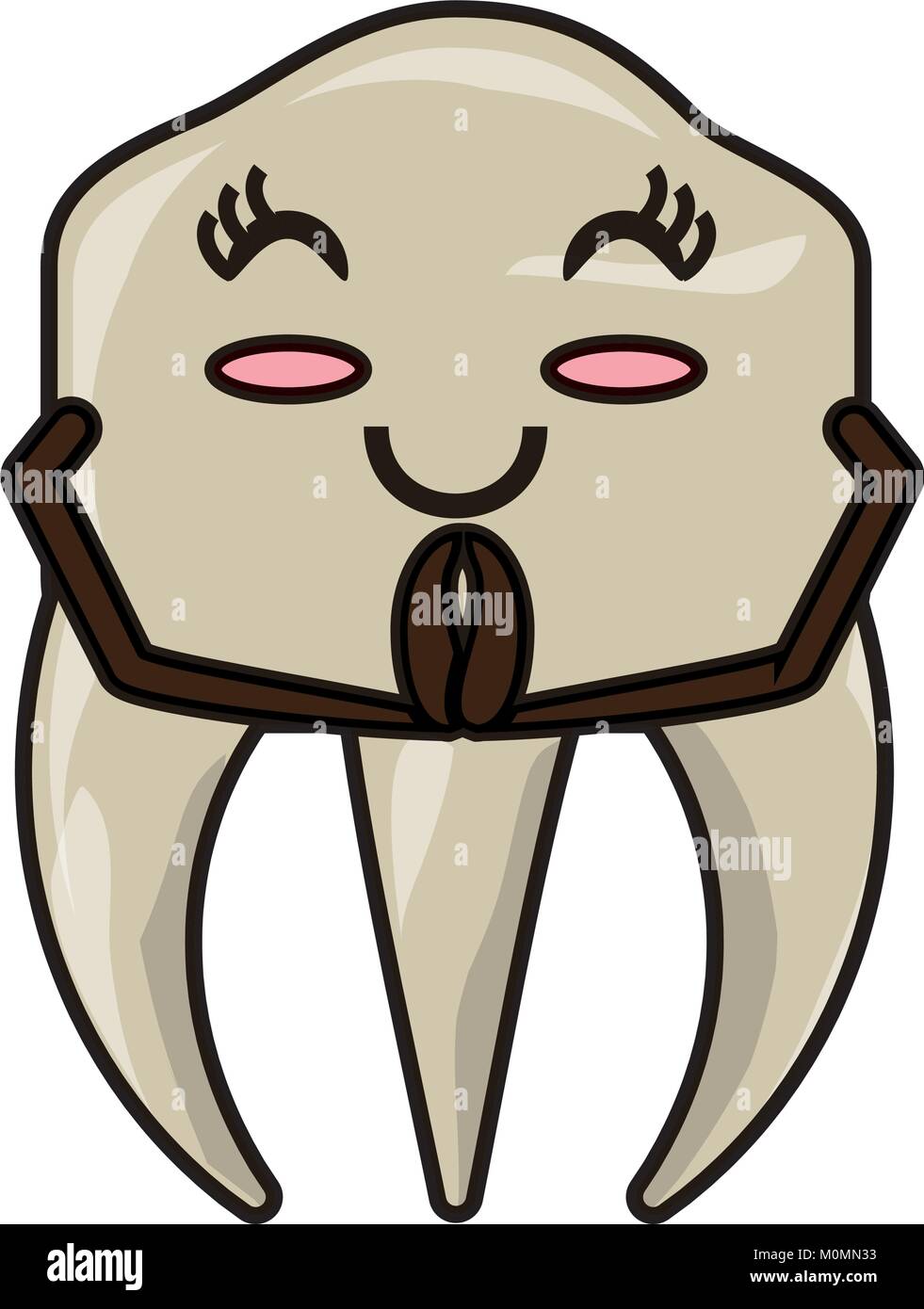 kawaii tooth icon image Stock Vector Image & Art - Alamy