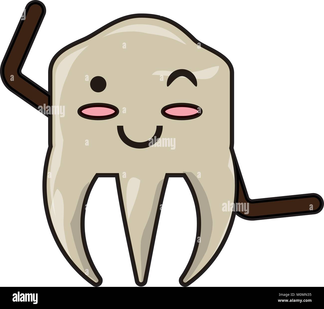 kawaii tooth icon image Stock Vector Image & Art - Alamy