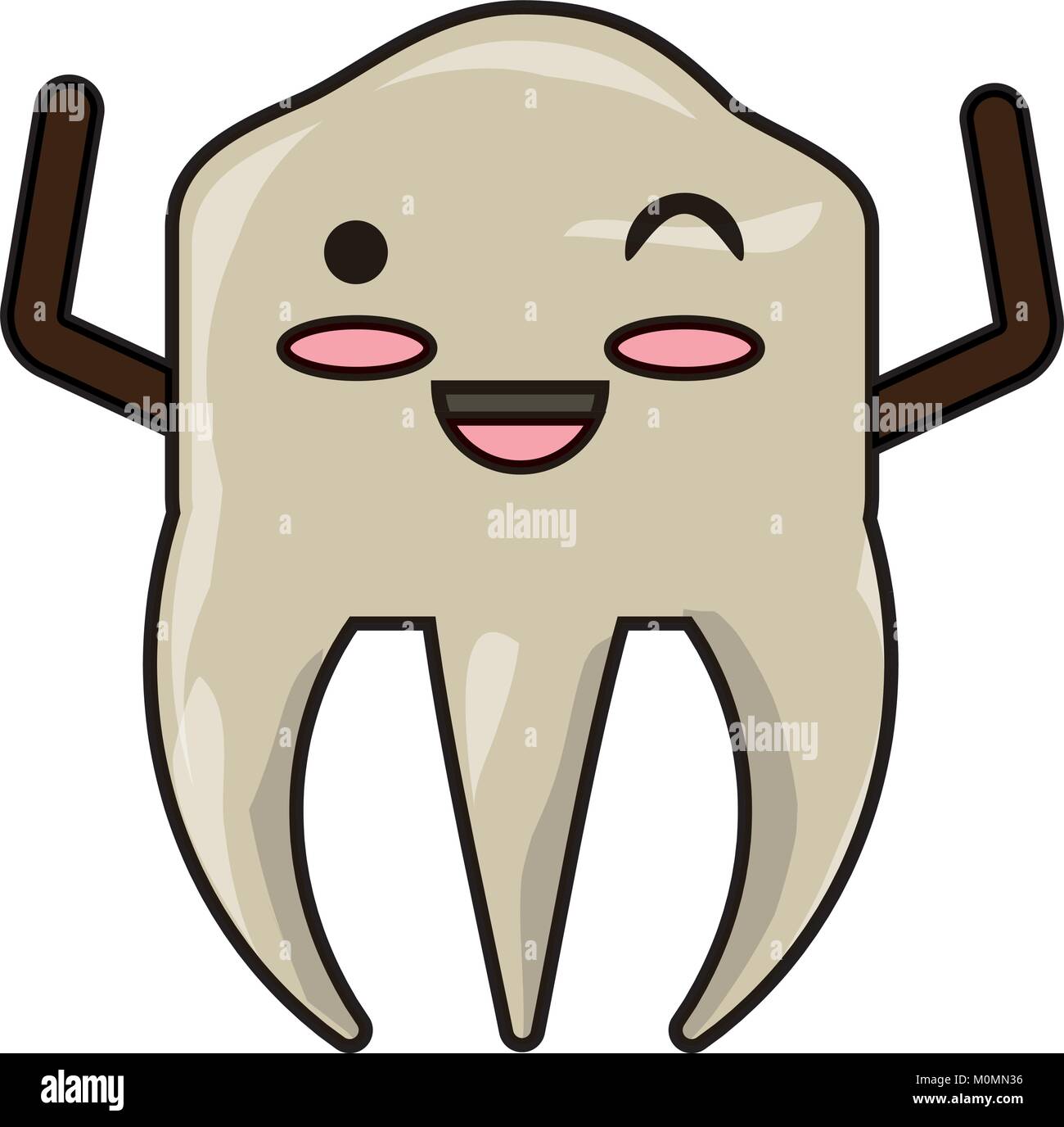 kawaii tooth icon image Stock Vector Image & Art - Alamy
