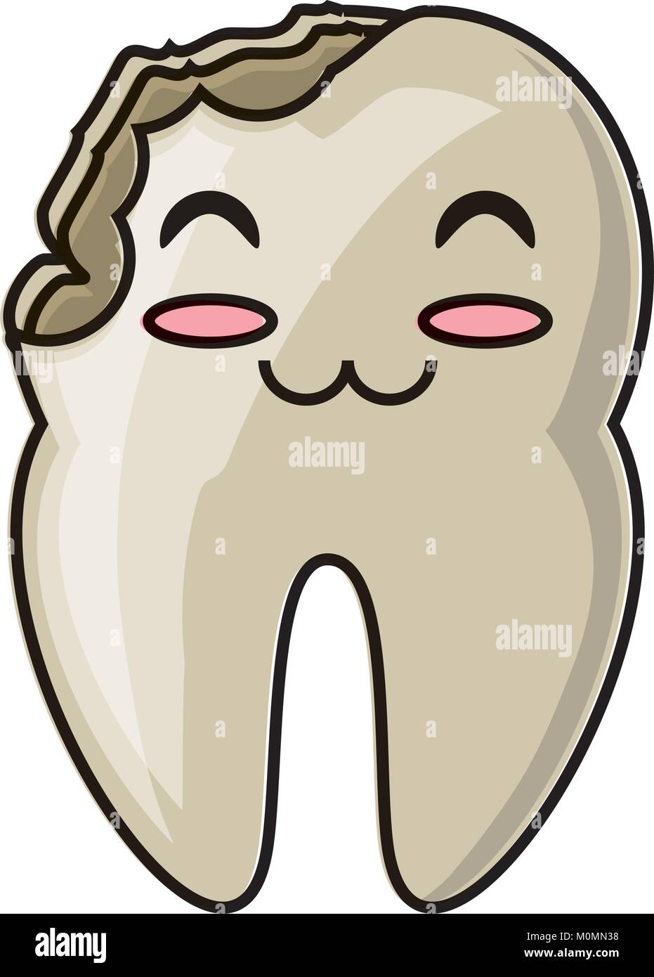 kawaii tooth icon image Stock Vector Image & Art - Alamy
