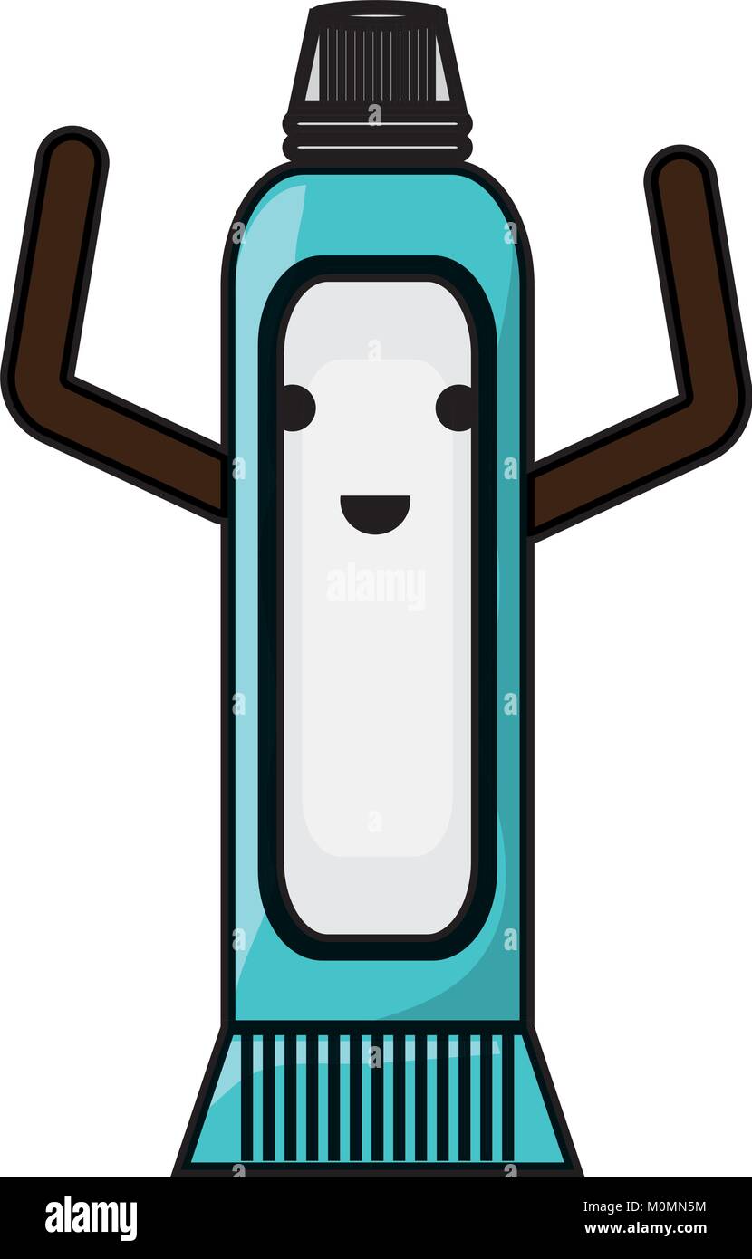 kawaii toothpaste icon image Stock Vector Image & Art - Alamy