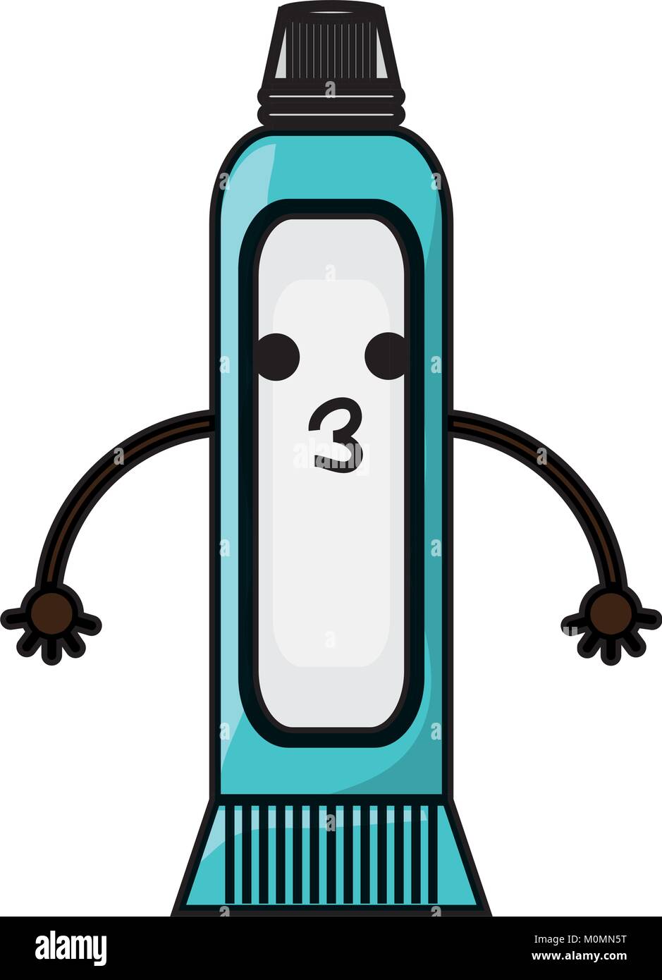 kawaii toothpaste icon image Stock Vector Image & Art - Alamy