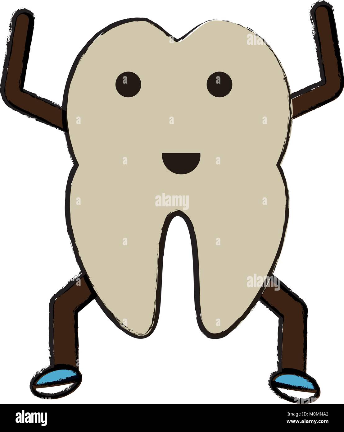 kawaii tooth icon image Stock Vector Image & Art - Alamy