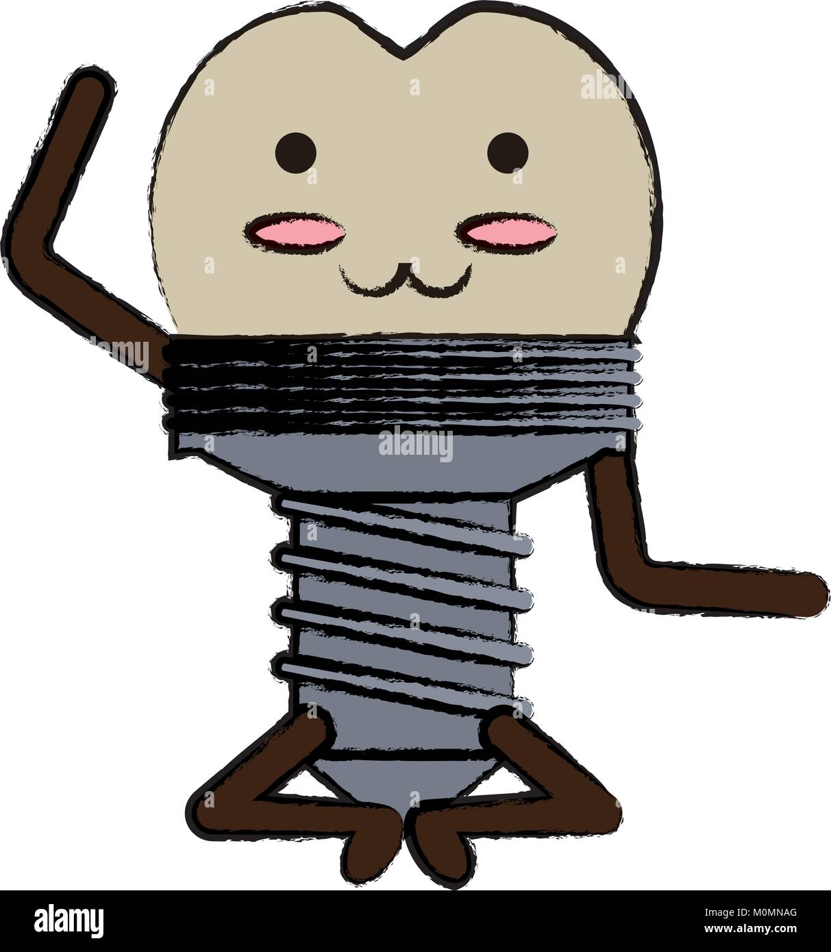 kawaii tooth icon image Stock Vector Image & Art - Alamy