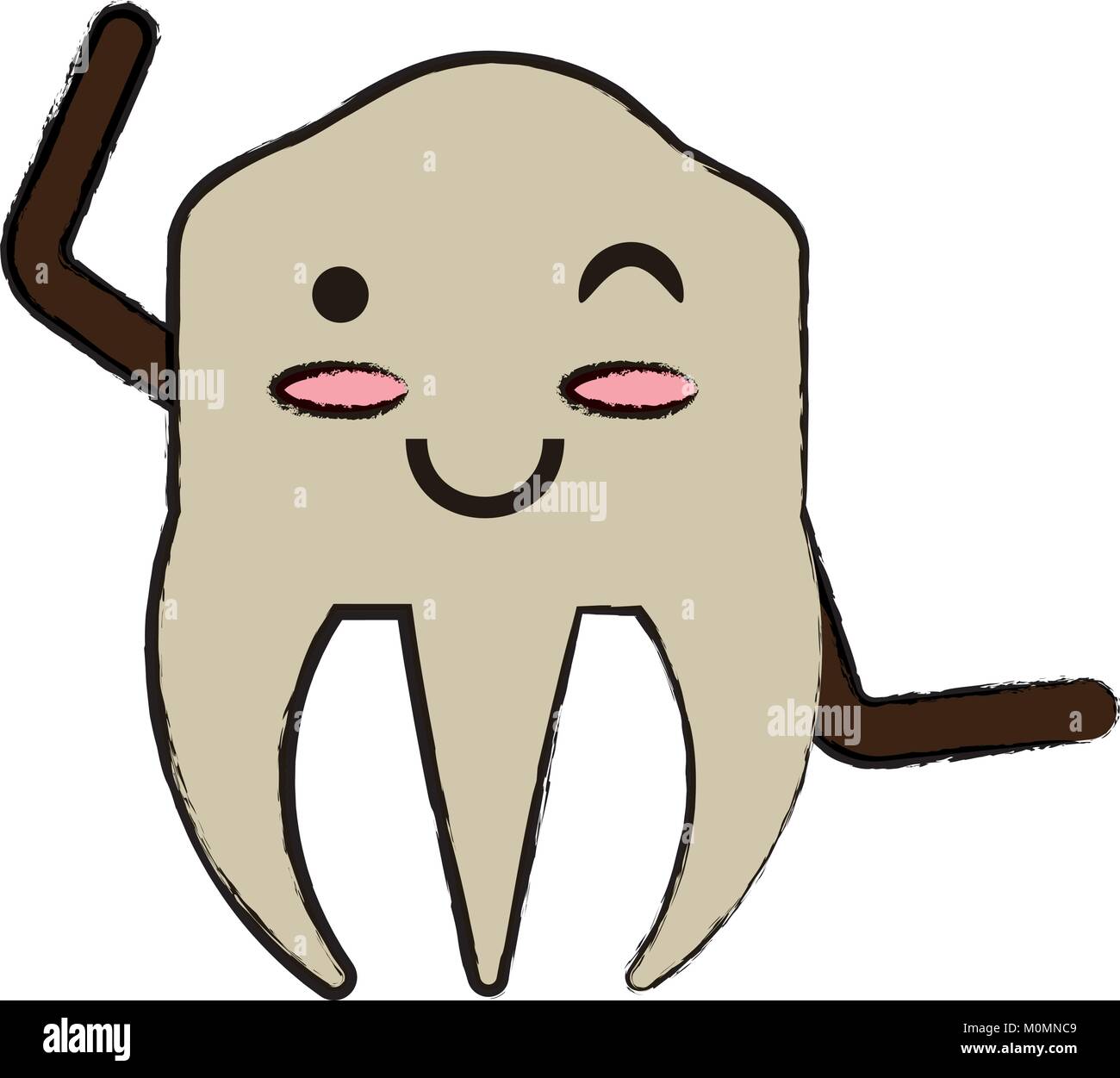 kawaii tooth icon image Stock Vector Image & Art - Alamy