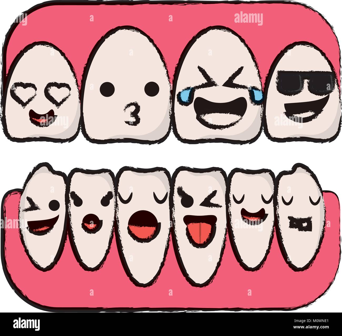 cartoon teeth icon image Stock Vector Image & Art - Alamy