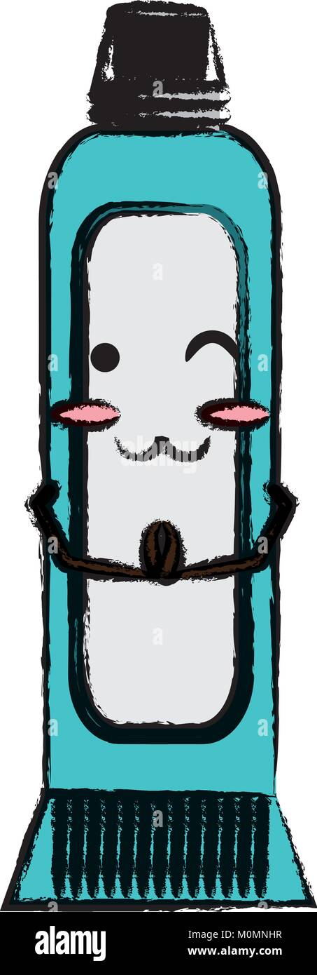 kawaii toothpaste icon image Stock Vector Image & Art - Alamy