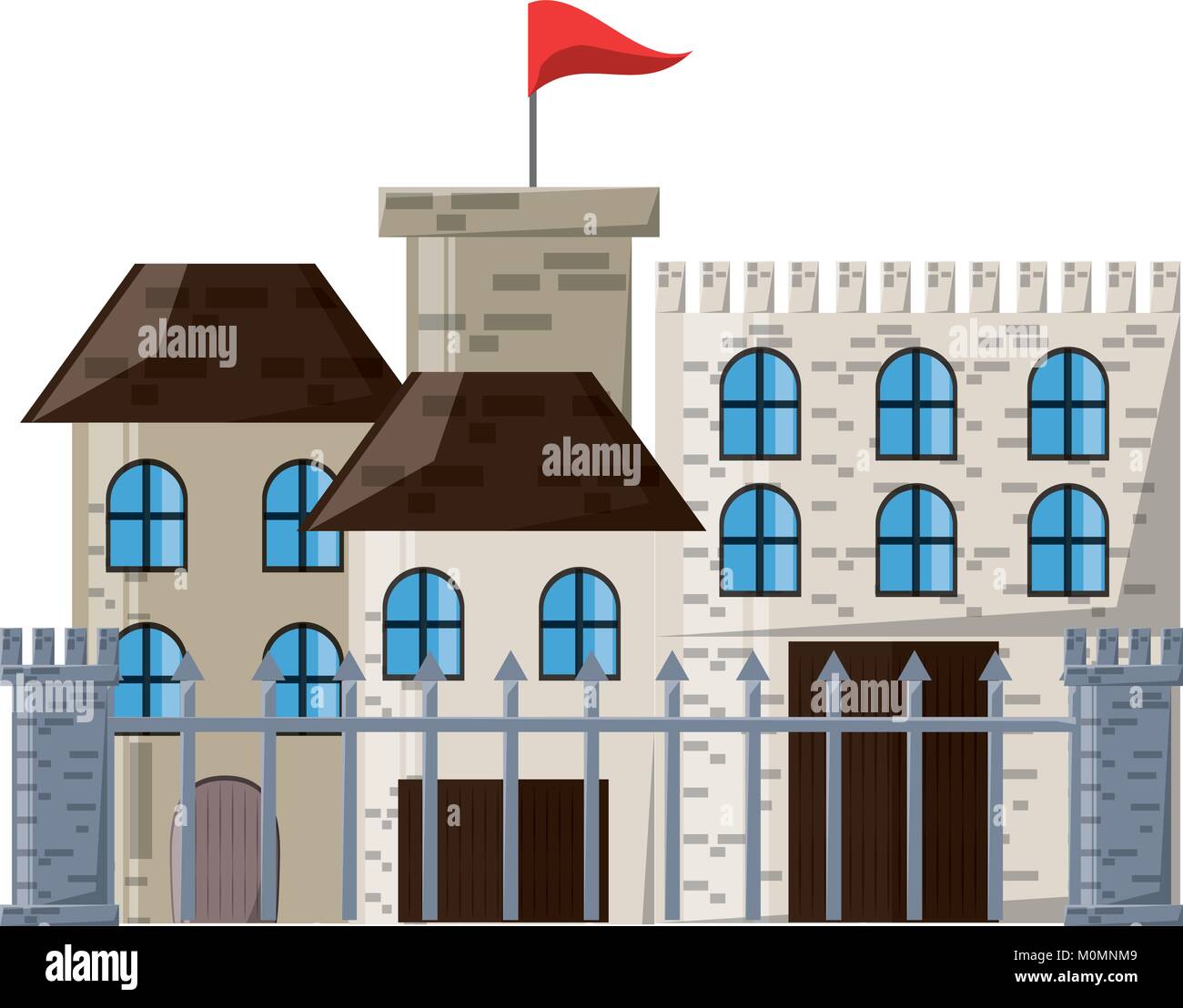 Modern castle icon image Stock Vector Image & Art - Alamy