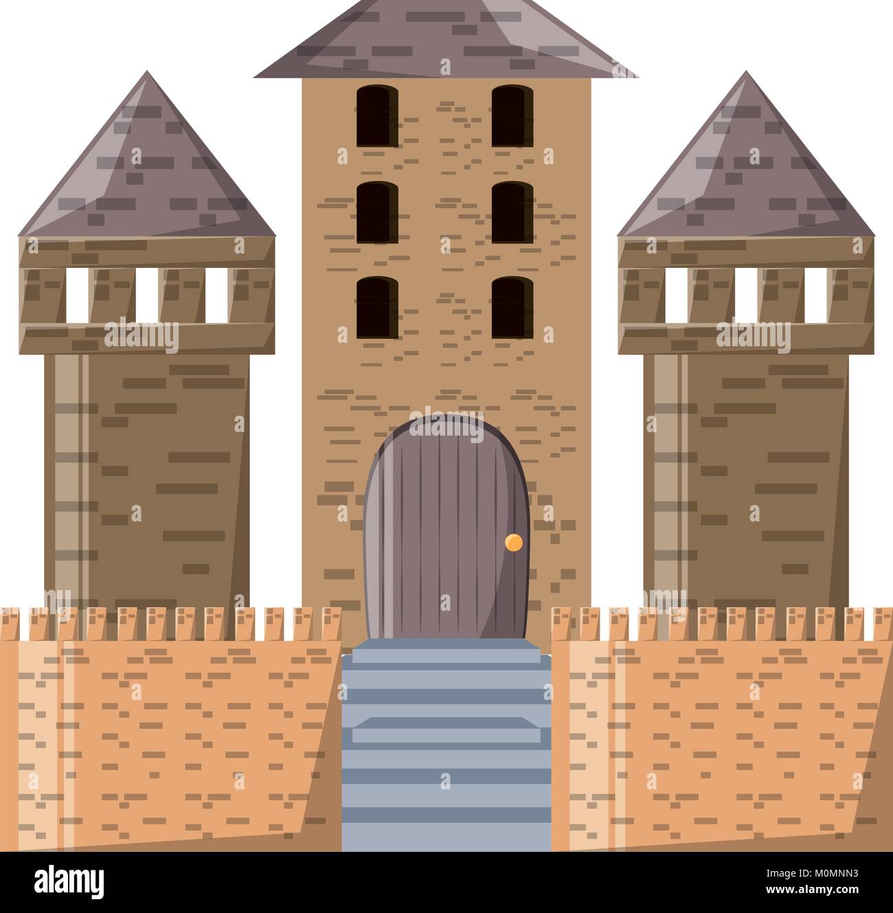 Medieval castle icon Stock Vector Image & Art - Alamy