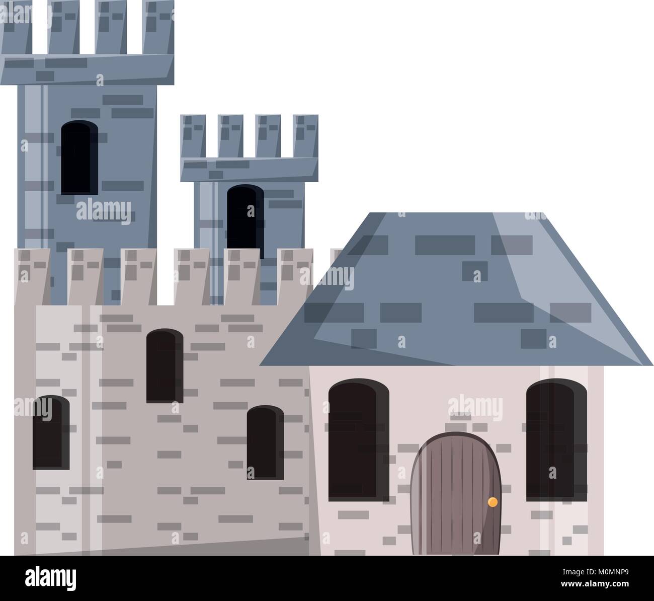 Medieval castle icon image Stock Vector Image & Art - Alamy