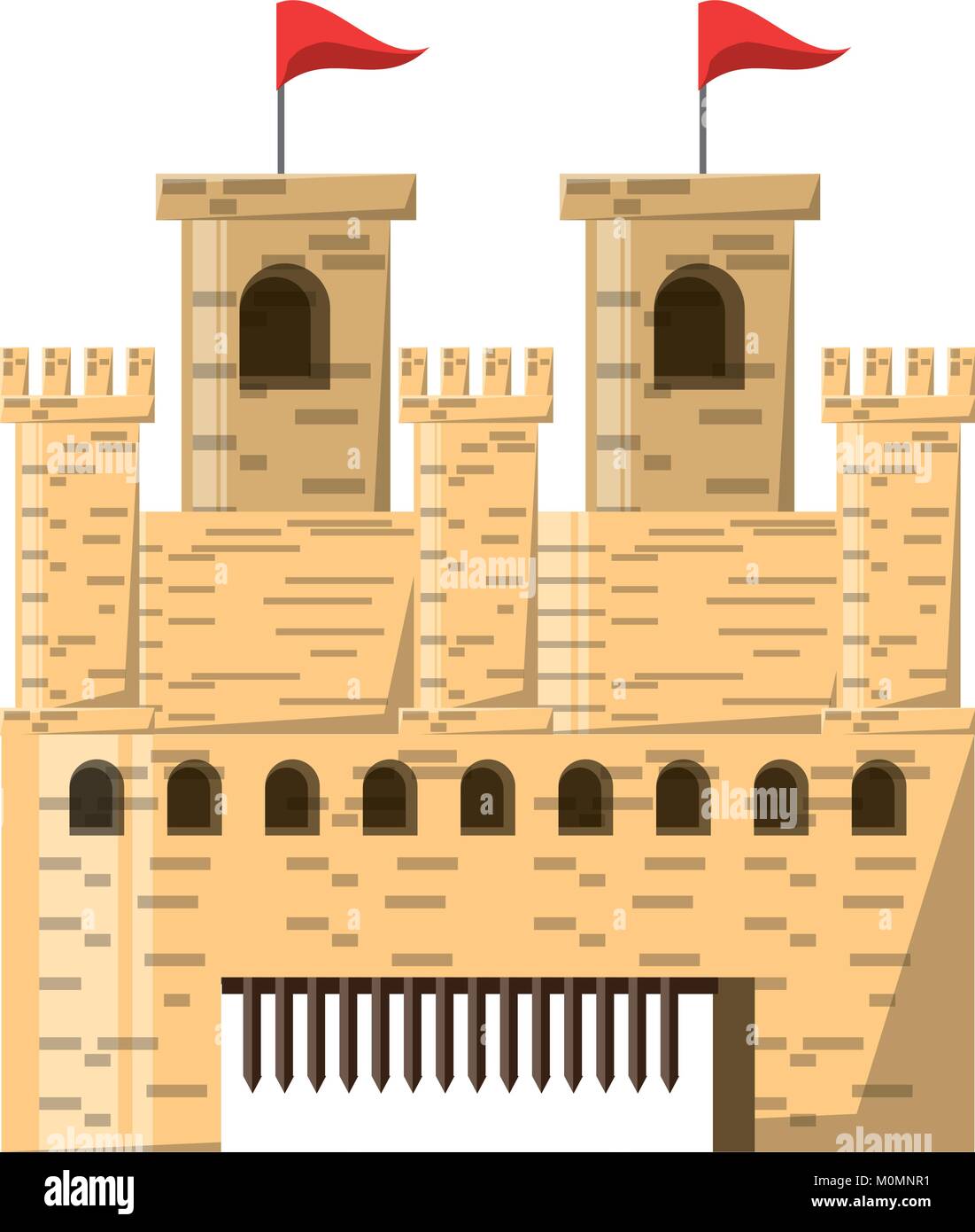 Medieval castle design Stock Vector Image & Art - Alamy