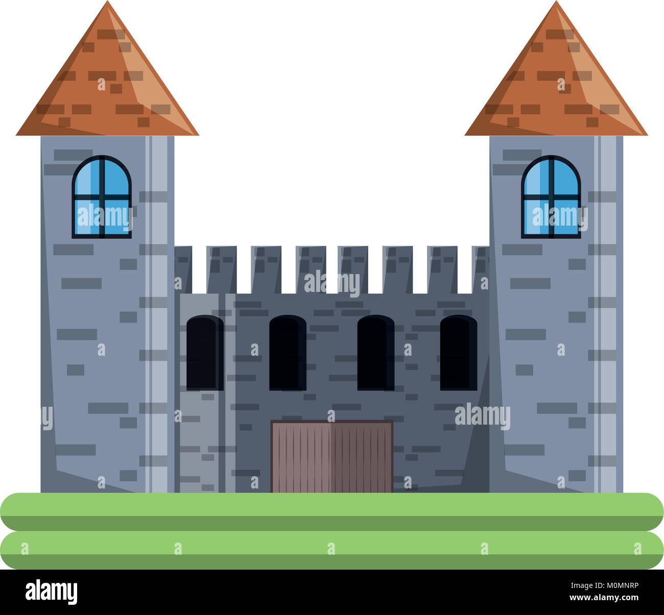 Medieval castle design Stock Vector Image & Art - Alamy