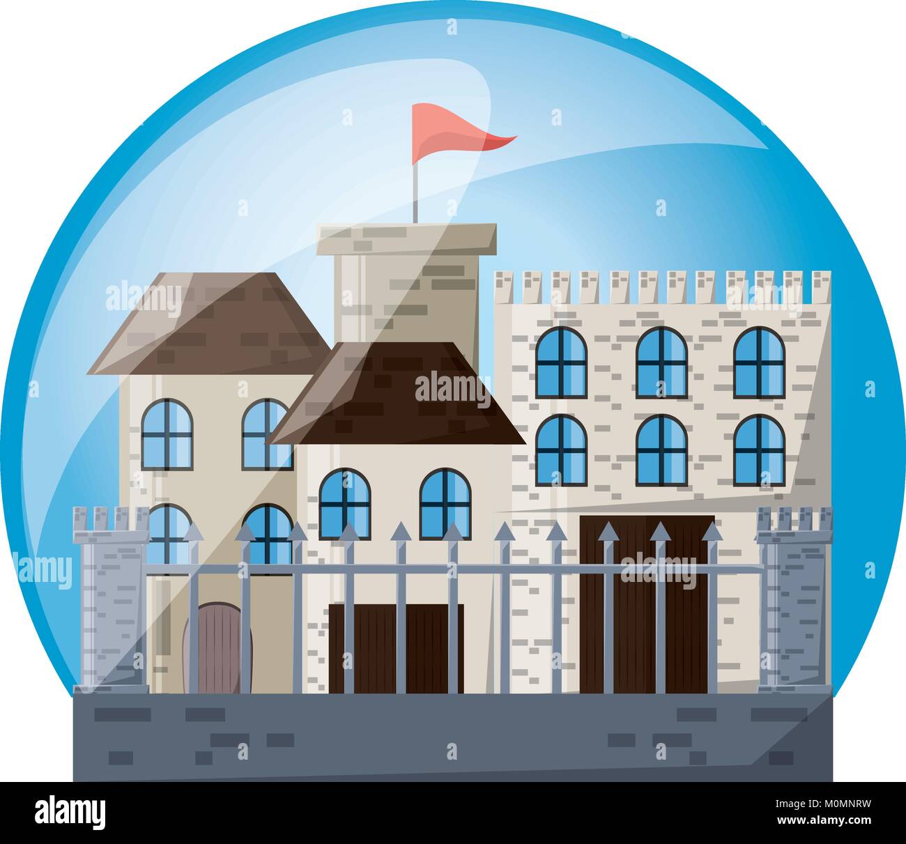 Modern castle icon image Stock Vector Image & Art - Alamy