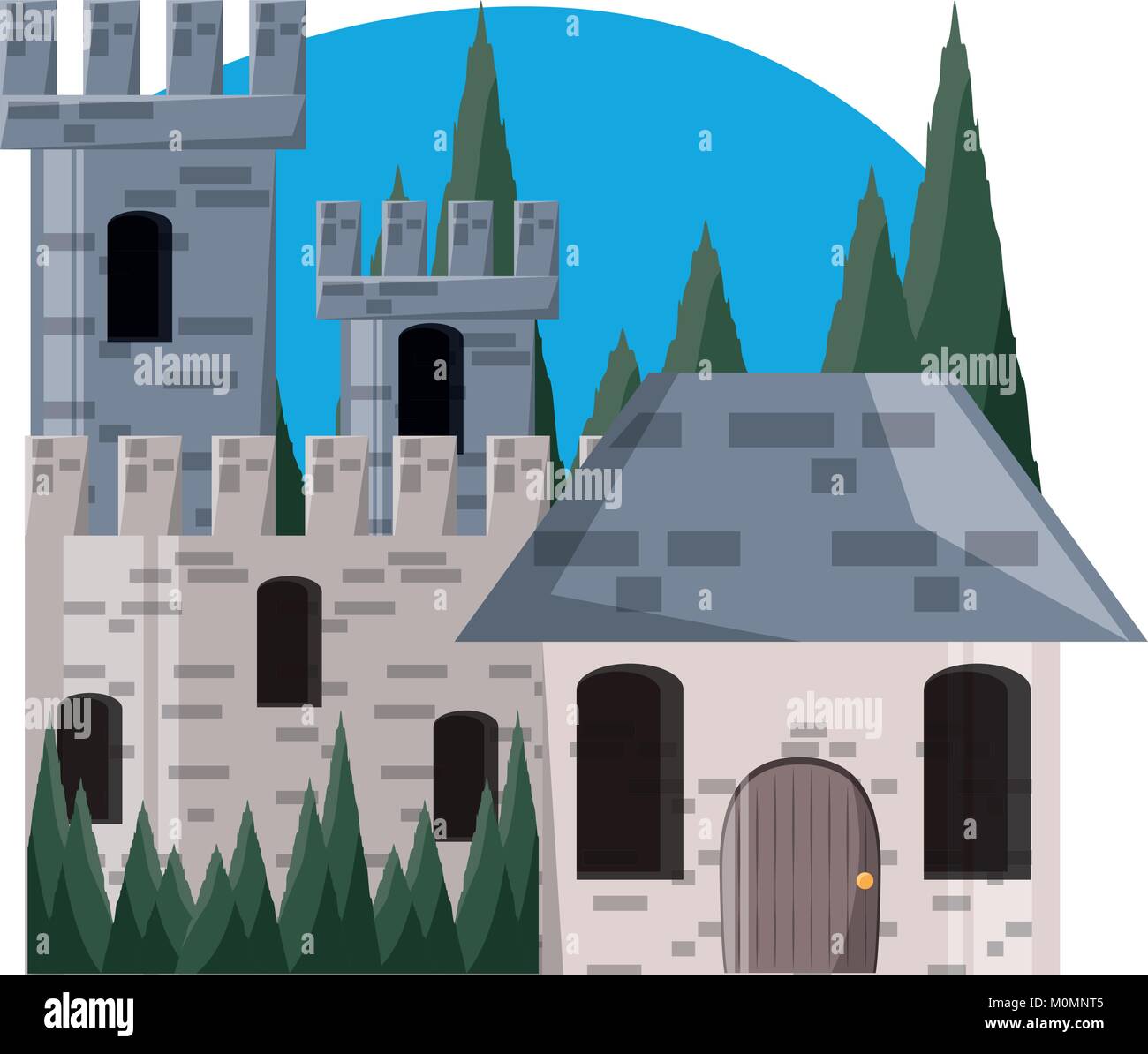 Medieval castle icon Stock Vector Image & Art - Alamy