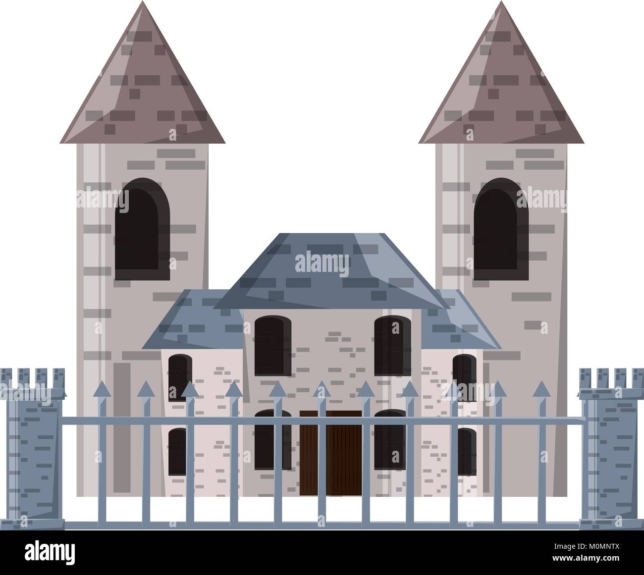 Modern castle icon image Stock Vector Image & Art - Alamy