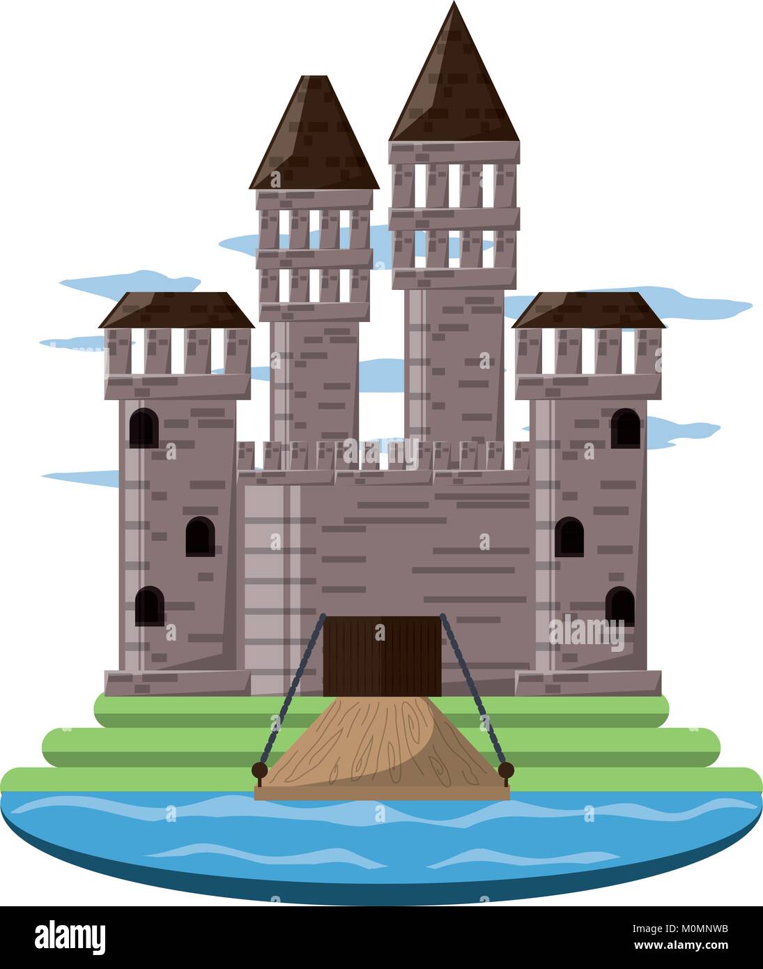 Medieval castle design Stock Vector Image & Art - Alamy