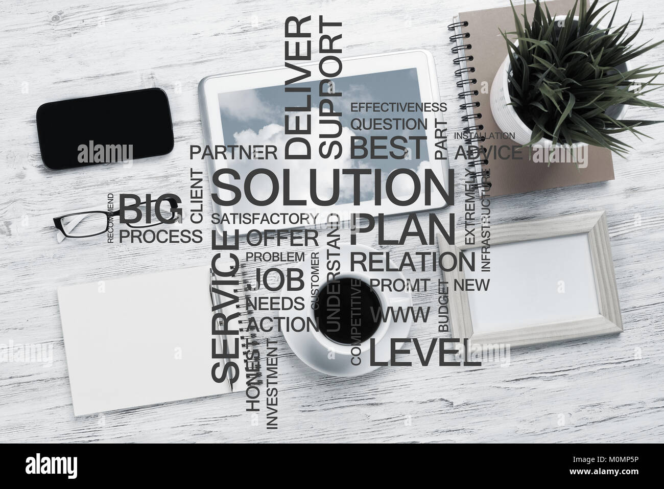 Modern workplace concept Stock Photo - Alamy