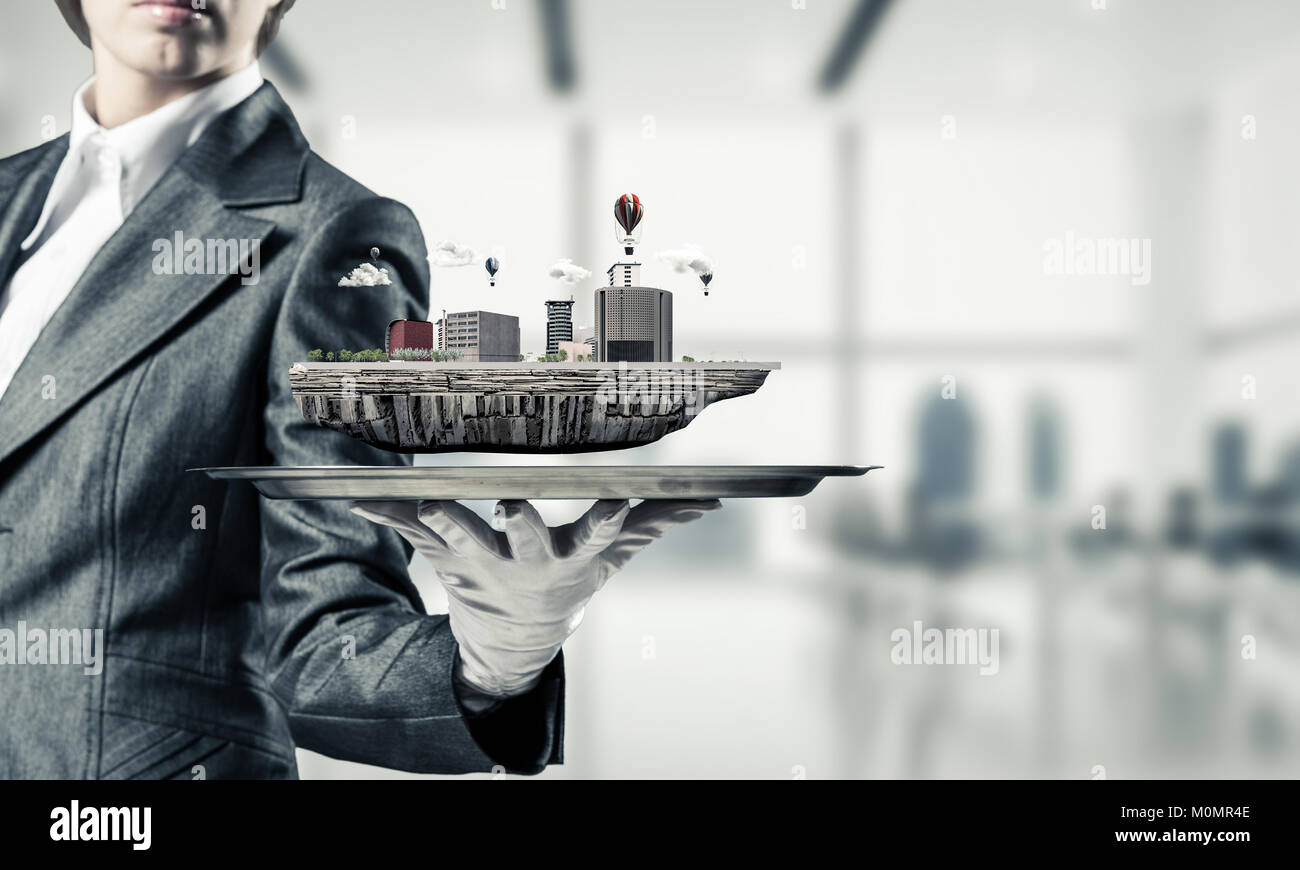Concept of modern urban development Stock Photo - Alamy