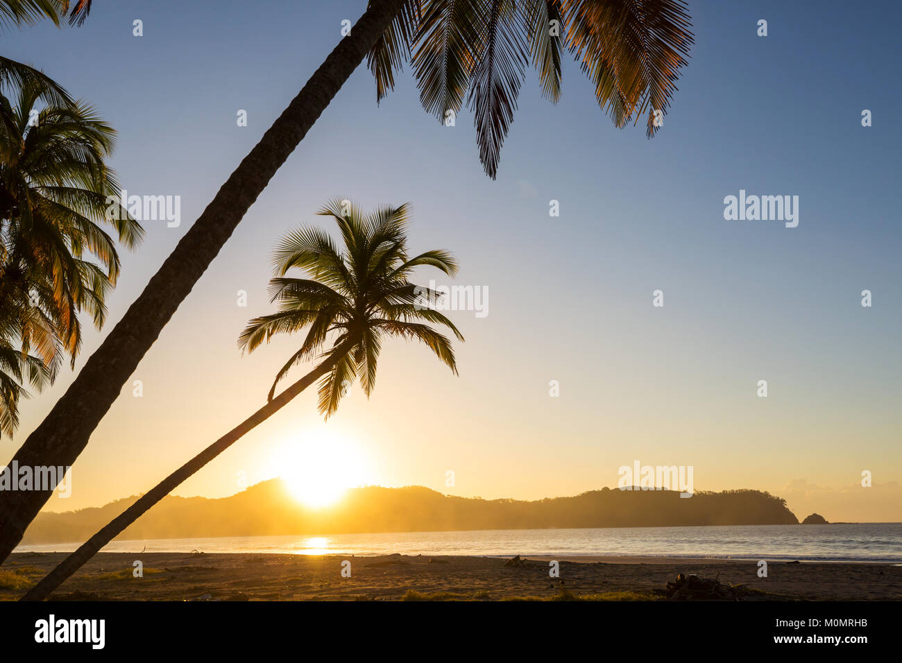 Beautiful tropical Pacific Ocean coast in Costa Rica Stock Photo - Alamy