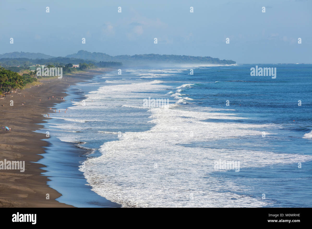 Beautiful tropical Pacific Ocean coast in Costa Rica Stock Photo - Alamy