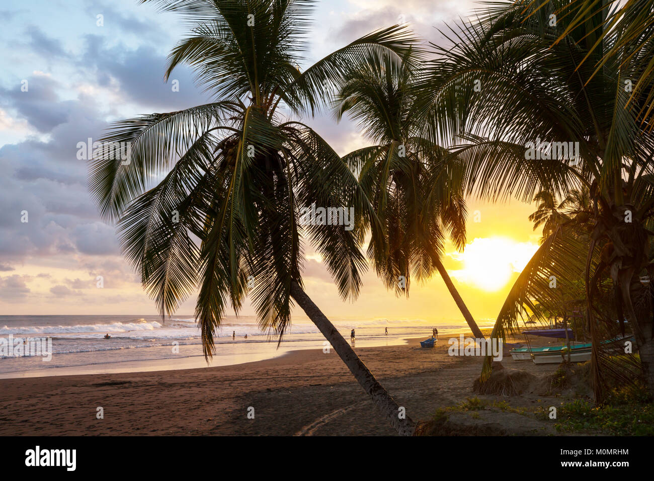 Beautiful tropical Pacific Ocean coast in Costa Rica Stock Photo - Alamy