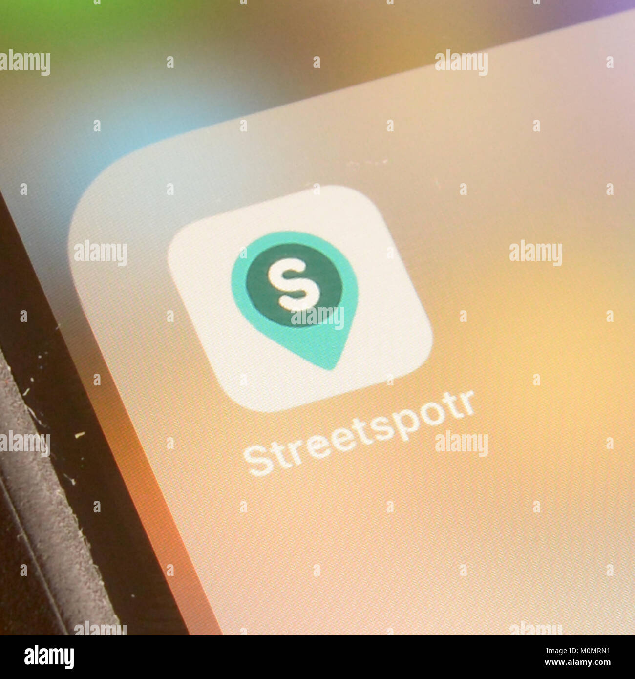 Streetspotr mystery shopping application on smart phone screen - these apps give subscribers a ...