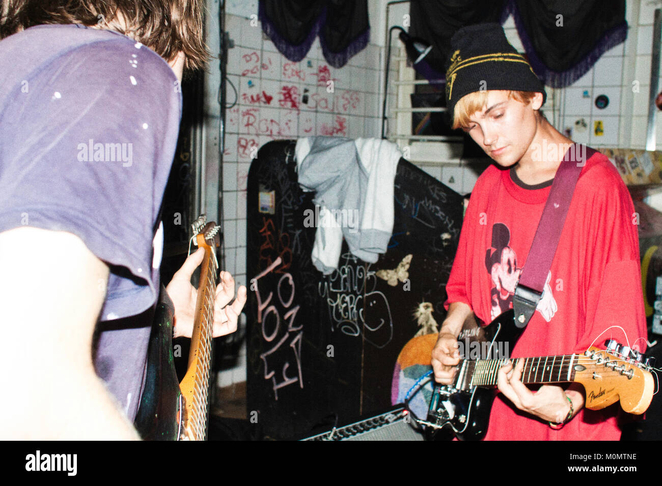 The American indie rock band DIIV performs a live concert at Bakken in ...