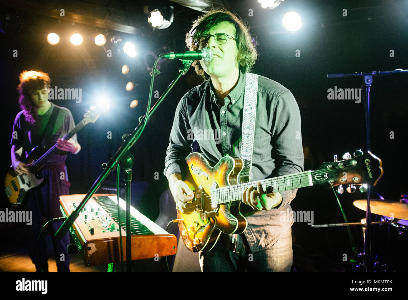 The American psychedelic rock band Ducktails performs a live concert at ...